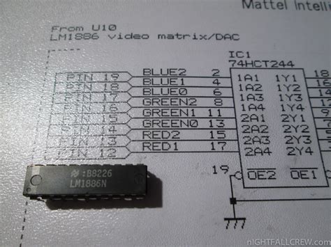 Mattel Intellivision Pal Rgb Video Mod Nightfall Blog
