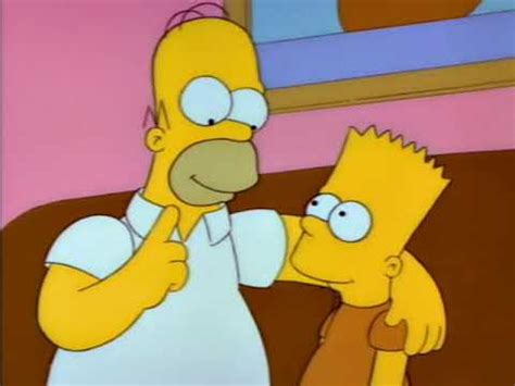 S04e14 Homer Teaches Bart How To Fight Youtube