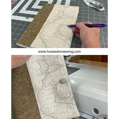 Sew A Composition Notebook Journal Cover Hooked On Sewing
