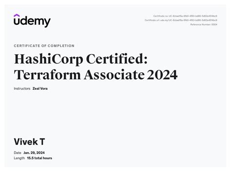 Vivek Thiyagarajan On Linkedin Udemy Course Completion Certificate