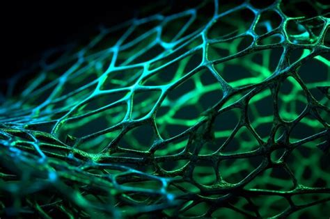 Premium Ai Image Luminescentemeraldneurallattice