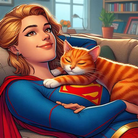 Supergirl And Streaky 9 By Elodtrebor On Deviantart