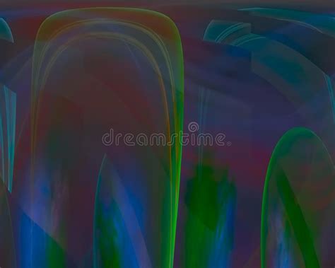 Abstract Fractal Decoration Vibrant Curve Backdrop Graphic Curl Template Imagination Future