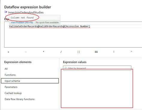 Transformations In Azure Data Factory Not Seeing Input Schema From