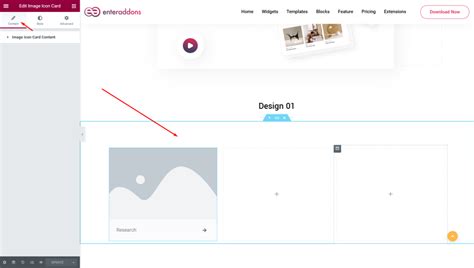 How To Use Image Icon Card Widget Of EnterAddons Enter Addons