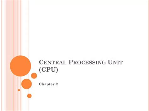 PPT Central Processing Unit CPU PowerPoint Presentation Free Download ID 6189404