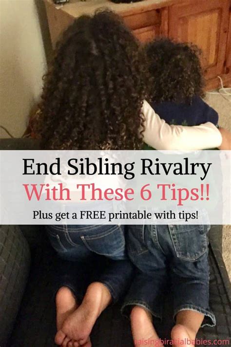 Tips To End Sibling Rivalry To Restore Peace In Your Home Raising Biracial Babies
