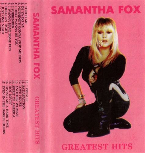 Samantha Fox Greatest Hits Cassette Discogs