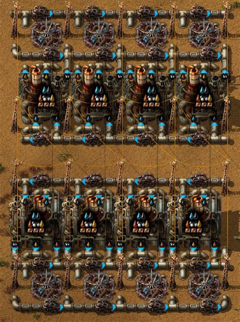 Tileable 8 Beacon Advanced Oil Processing Rfactorio