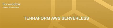 Github Formidablelabsterraform Aws Serverless Infrastructure