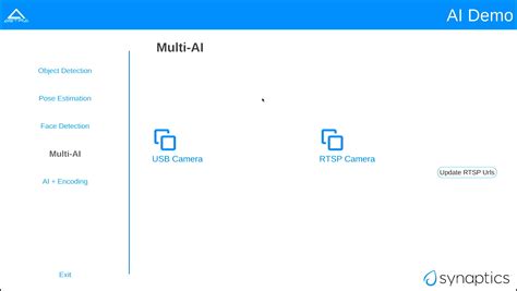 Using The Built In Applications — Synaptics Astra Sdk User Guide 140