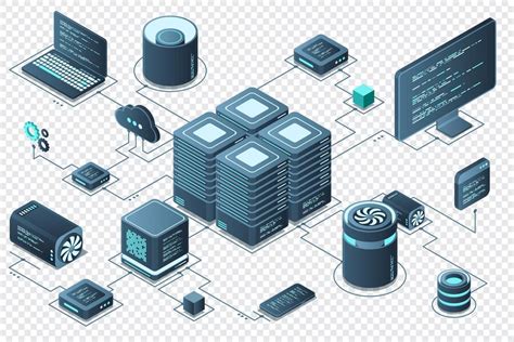 Premium Vector Computer Technology Isometric Illustration Computation