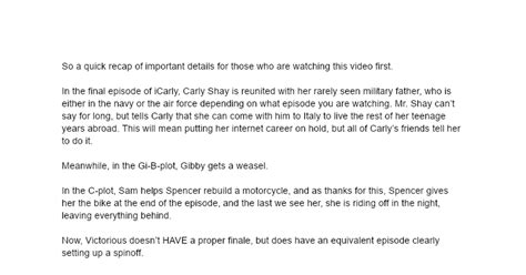 Sam And Cat Script