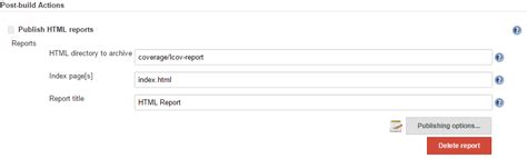 Plugins Jenkins Show Blank Html Instead Of Report Stack Overflow
