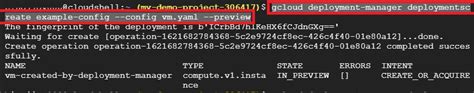 Deployment Manager Configuration File Structure Prwatech