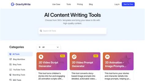 GravityWrite - Top AI Writer, Content Generator & Assistant
