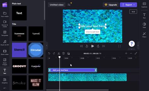 Text in Clipchamp hinzufügen Schritt für Schritt Anleitung Mundo Geek
