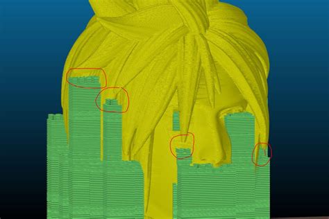 Can Someone Explain Why When I Slice My Model In Slic R There Are Big Gaps Between The Supports
