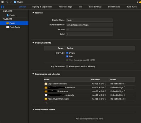 Swift How To Embed Third Party Framework On Ionic Capacitor Custom