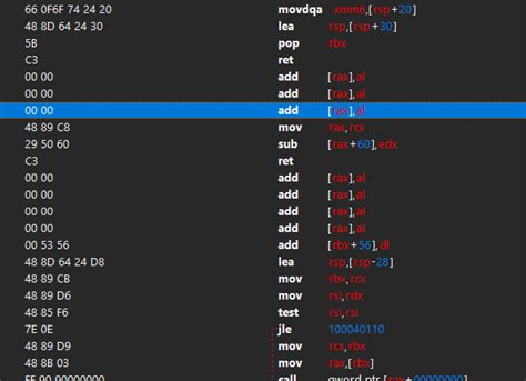 x86 what does add [rax] al mean in x86 64 assembly and what mnemonic