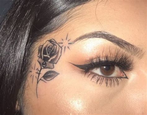 📌 Daphnecarmona1 Small Face Tattoos Face Tattoos For Women Face