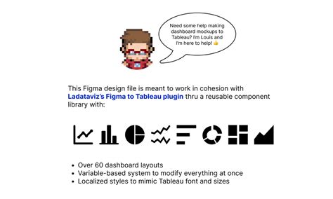 Tableau Dashboard Layout Kit Figma