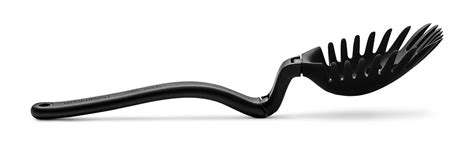 Dreamfarm Holey Spadle Non Stick Cooking Spoon And Serving Ladle With Holes Black