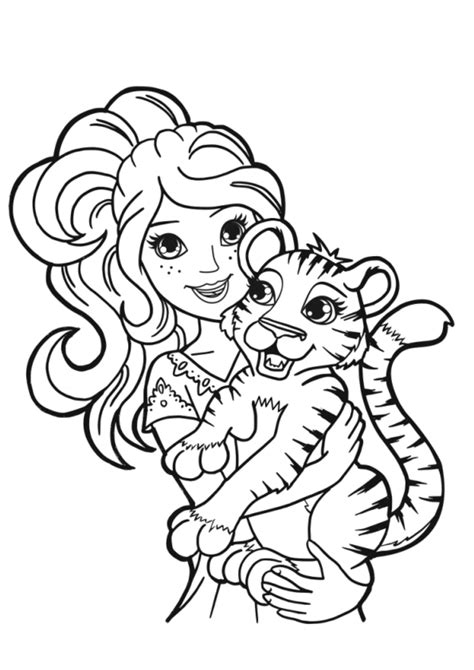 Раскраска Лего Френдс 61 Фото