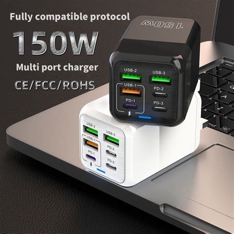 W Ports U C Fast Charging Charger Type C High Speed Charge Adapter Usb Super Charge