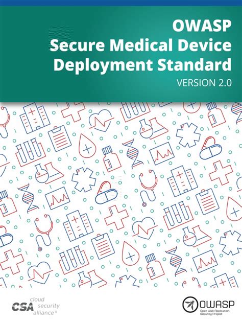Owasp Secure Medical Devices Deployment Standard 71818 Pdf Computer Network Security