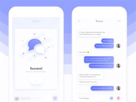 chat screen pop up prototypr prototyping