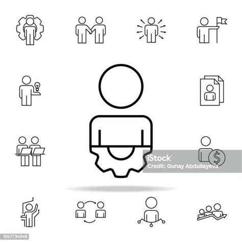 직원 및 메커니즘 아이콘입니다 웹 및 모바일에 대 한 보편적인 비즈니스 조직 아이콘 설정 0명에 대한 스톡 벡터 아트 및 기타 이미지 0명 가득 찬 개념 Istock