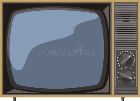 Analog Old Tv Stock Illustrations 8776 Analog Old Tv Stock