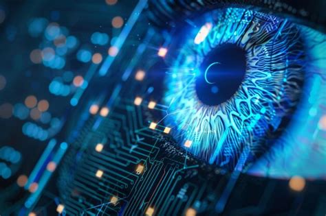 Premium Photo Biometric Screening Of Human Eye Modern Technology