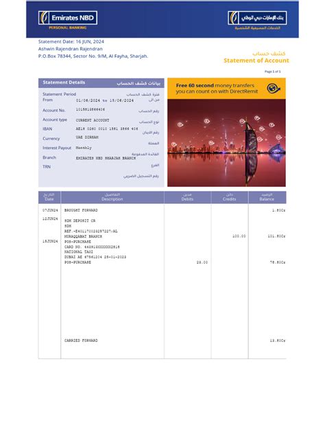 Ashwin Statment Pdf