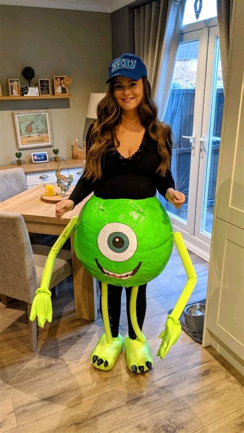 Mike Wazowski Diy Costume Fancy Dress Monsters Inc Matching