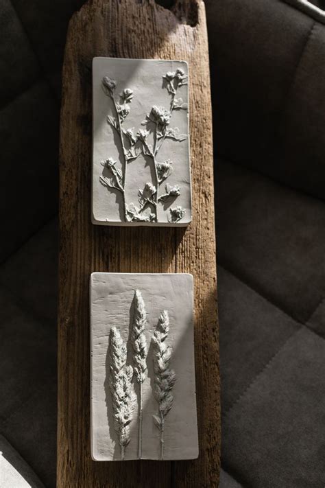 Ботанический барельеф Глиняное искусство Искусство Проекты поделок