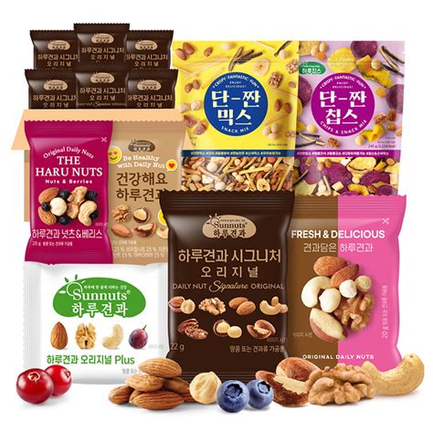 [히트상품] 하루견과 Sg오리지널x108봉 프리미엄 순수견과 순수견과 7종 건과일x 무염 티몬