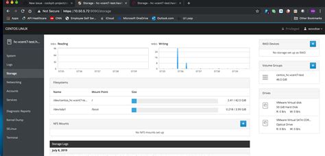 NFS Widget Missing When Connecting To Remote Cockpit Issue Cockpit Project Cockpit