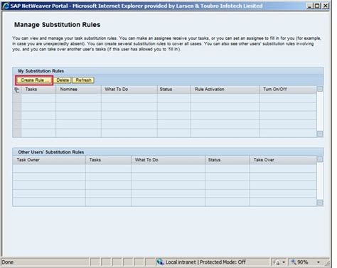 Universal Worklist Substitution Rules In Netweaver Sap Community