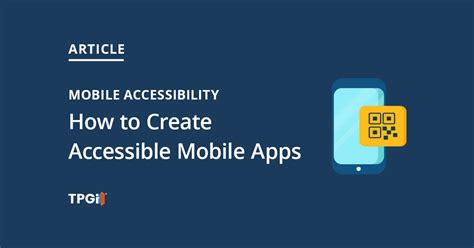 Mobile Accessibility How To Create Accessible Mobile Apps Tpgi