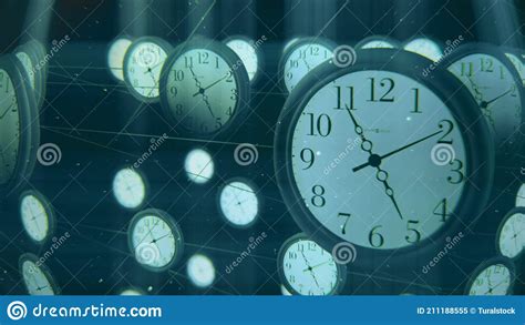 Quantum Time Wave A Rippling Wave Of Information And Temporal Distortions Ai Generated Stock