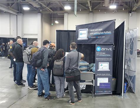 our anvil friends at pycon show and tell anvil community forum