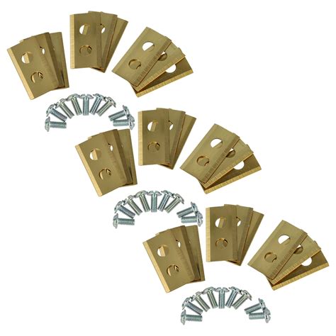 Vhbw 27x Lames Compatible Avec Einhell Freelexo Kit Kit Lcd Kit 900 Tondeuse Lames De