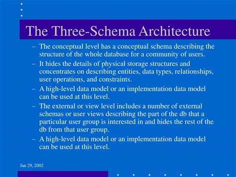 Ppt Database System Concepts And Architecture Powerpoint Presentation