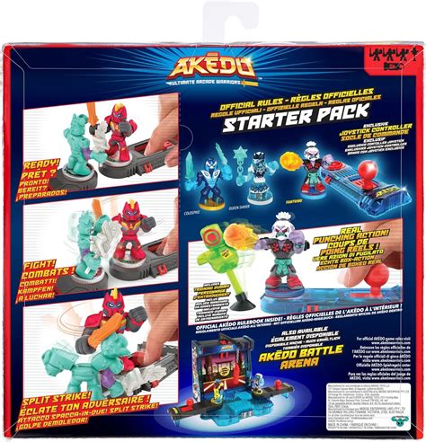 Akedo Ultimate Arcade Warriors Starter Pack Legendary Punch Attack Mini Battling Action