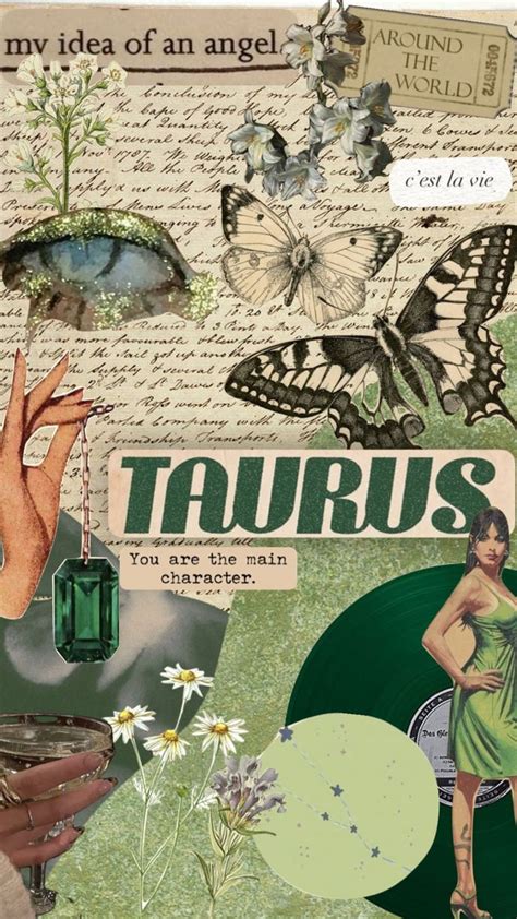 ♉︎ Aesthetic Earthsign Taurusaesthetic Greenaesthetic Taurus Zodiacsign Taurus Art