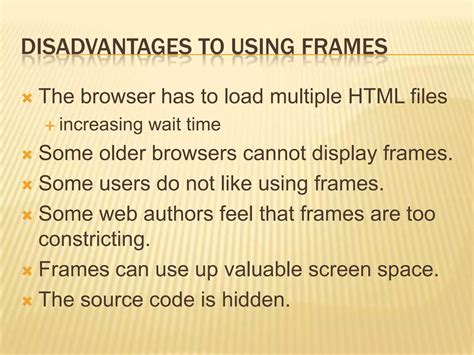 Html Frames Pptx