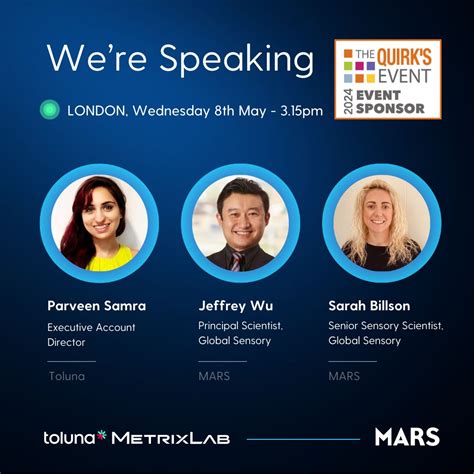 Mehwish Mohammed On Linkedin If Youre At Quirks Tomorrow Dont