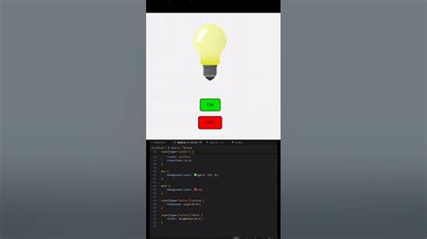 Bulb On Off Shorts Coding Bulb Lamp Webdevelopment Programming Javascript Html Css